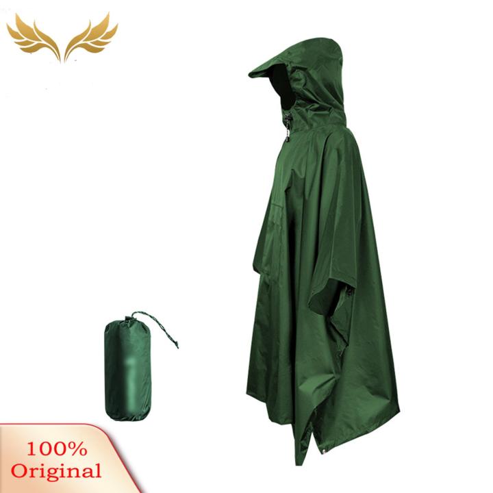 SuperRide Compact Design Poncho Portable Lightweight Rain Poncho with ...