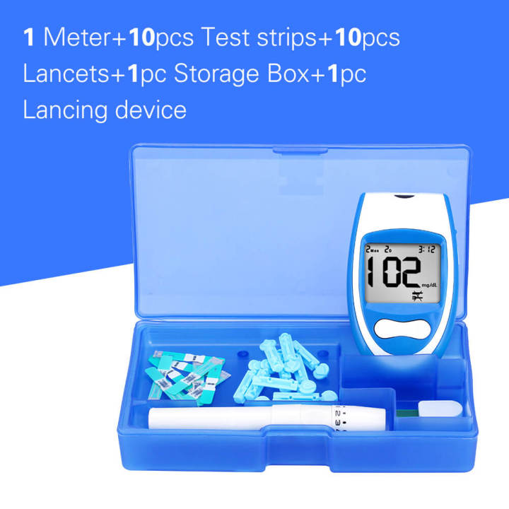 【Satisfaction guarantee】Smart mgdL Glucometer with Bottled Test Strips ...