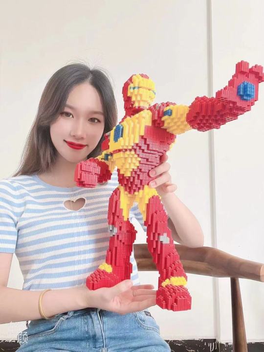 Three-dimensional toys Hero Spider-Man bricks are compatible with LEGO ...