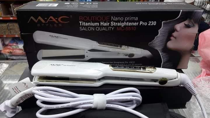 MAC MC-5510 Boutique Nano Prima Titanium Crimper Pro 230 Hair ...