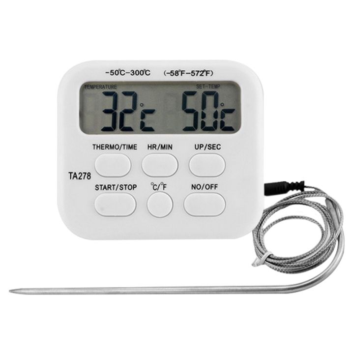 Kitchen with Probe Cooking Grill Temperature Digital LCD Display Oven ...