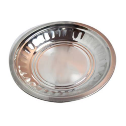 Stainless Steel Rice Plate 26CM | Daraz.lk