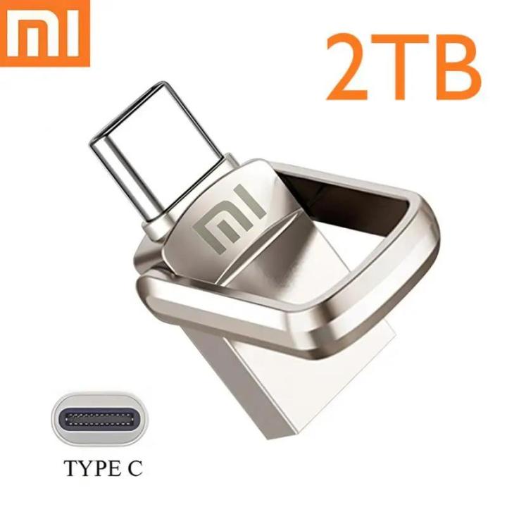 Original XIAOMI 2TB Metal U Disk 2 IN 1 OTG 1024GB 64GB Flash Drive USB ...