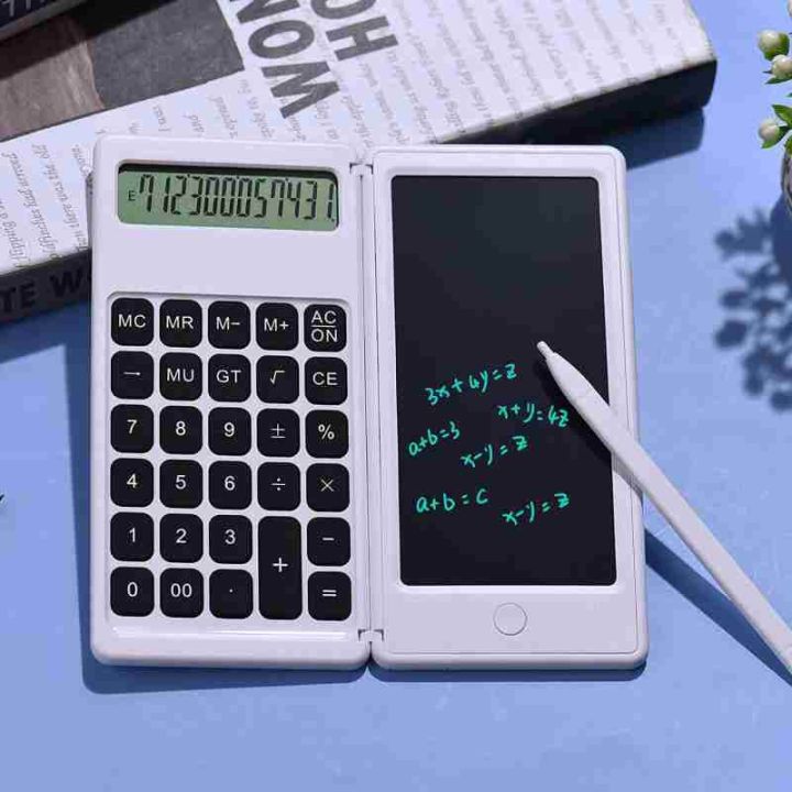 Calculator with Writing Pad Handwriting Board | Daraz.lk