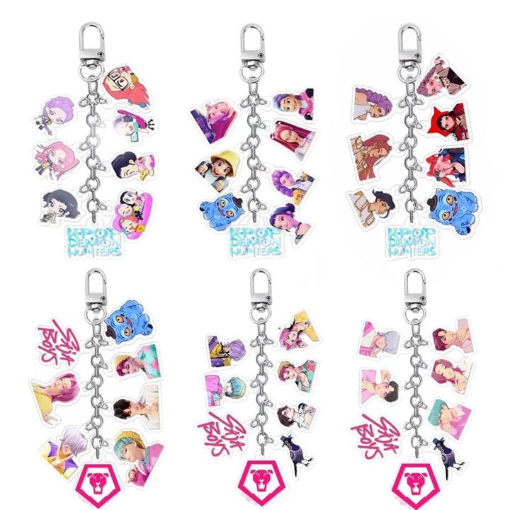 New Derpy Tiger Kpop Demon Hunter Keychains Rumi Zoey Huntrix Saja Boys ...
