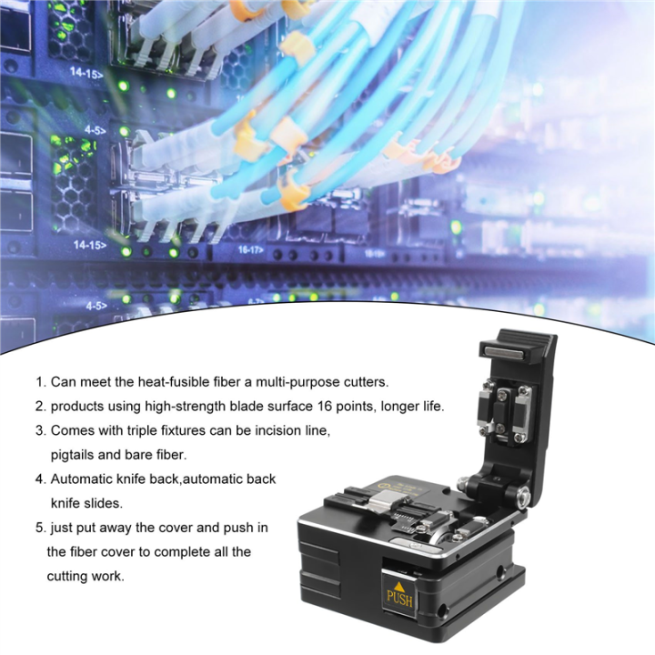 FTTH High Precision Cutting Tool -S2 Optical Fiber Cleaver Cable | Daraz.lk