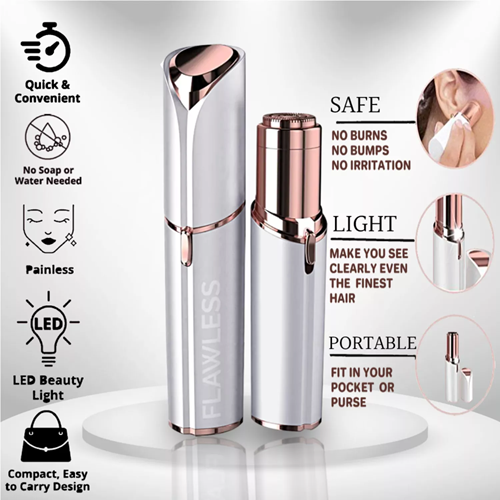 Rechargeable Flawless Hair Remover: Portable, Rechargeable Beauty Tool ...