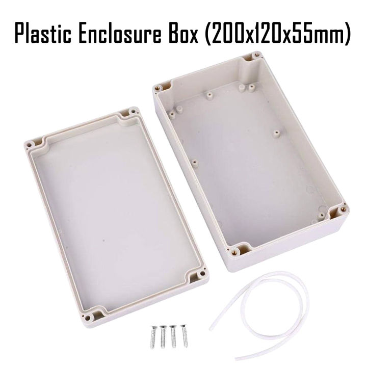 Plastic Enclosure Box Waterproof ABS Project Box 200mm x 120mm x 55mm ...