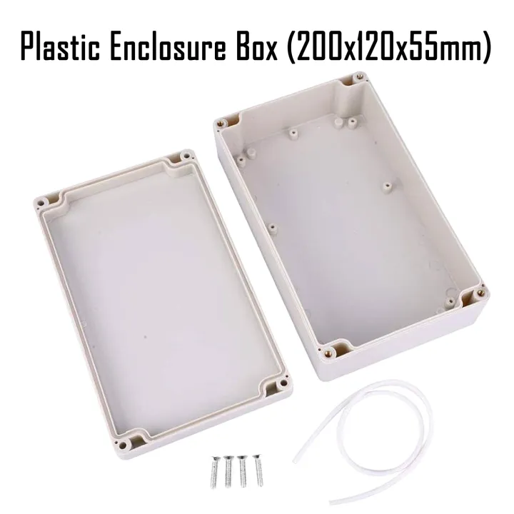 Plastic Enclosure Box Waterproof ABS Project Box 200mm x 120mm x 55mm ...
