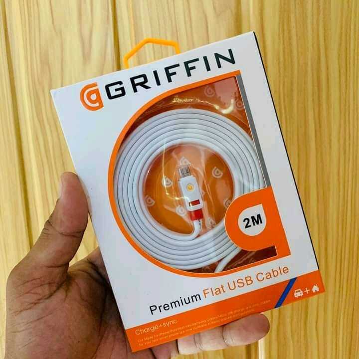 Griffin 2m Premium Flat USB Cable | Daraz.lk