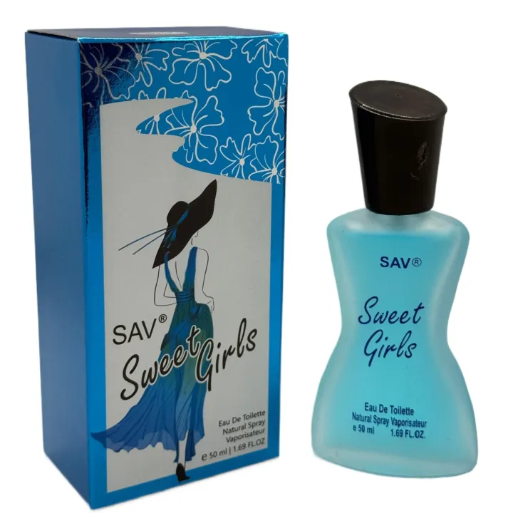 SAV Sweet Girl's 50ml Pink Blue Red Women’s Perfume Fragrance Scent ...