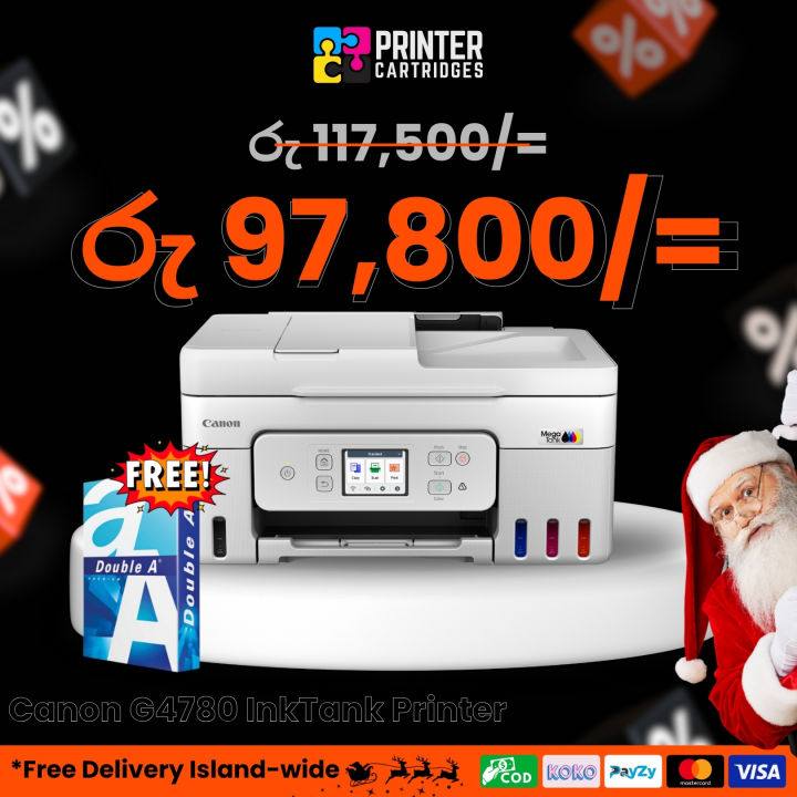 Canon PIXMA G4780 All-in-one Ink Tank Printer | Printer Cartridges.lk ...