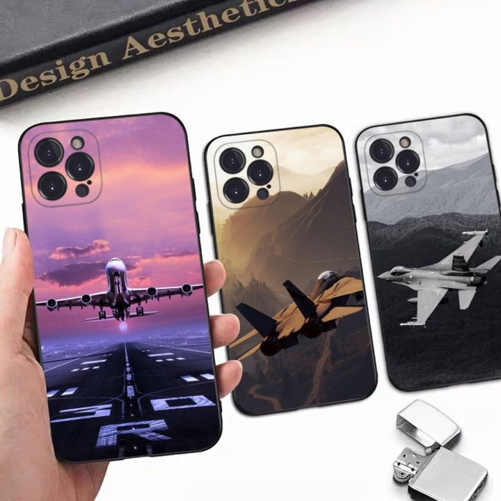 Aircraft Airplane cool Phone Case for iPhone 15 8 7 6 6S Plus X SE 2020 ...