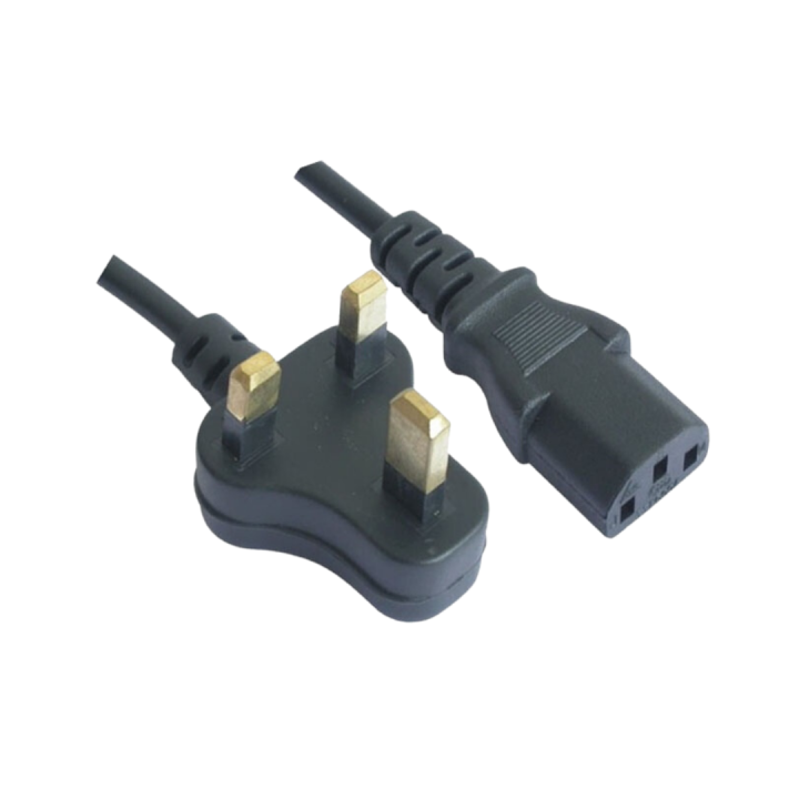 3 Pin Power Cable for PC Monitors, Rice Cooker, Kettle Without Fuse ...