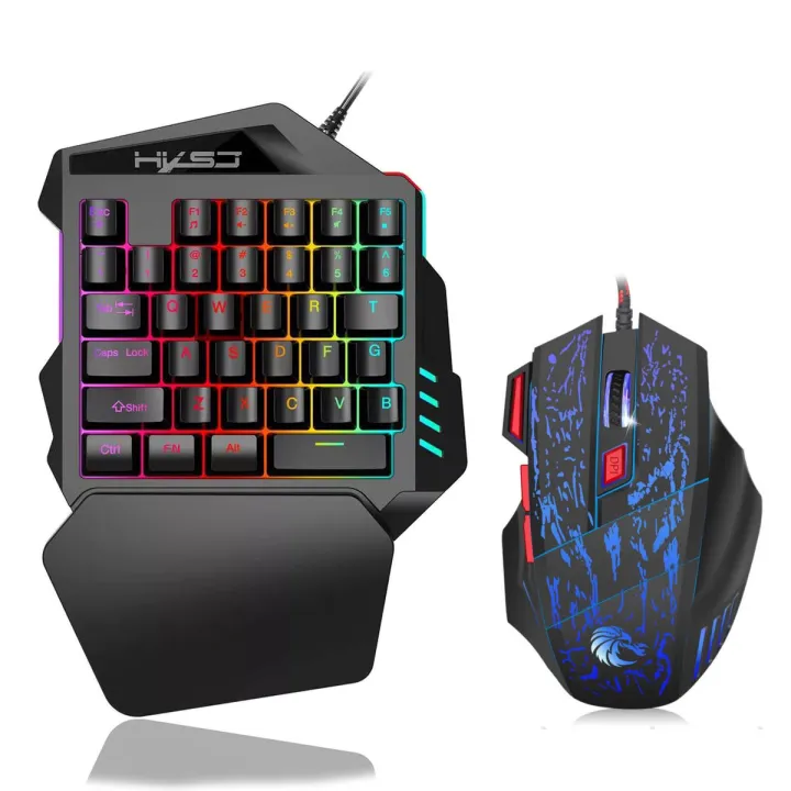 Ergonomically designed one handed gaming keyboard | Daraz.com.np