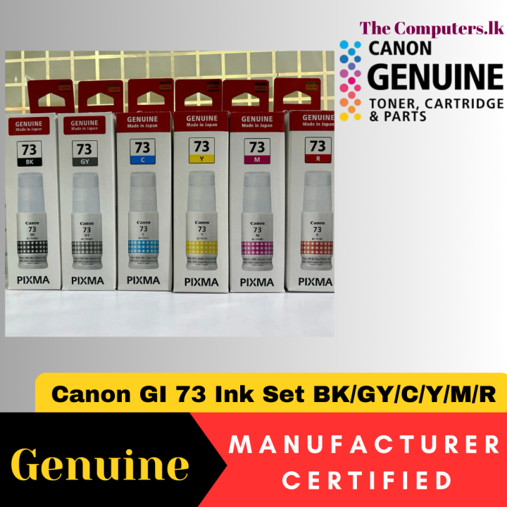 Canon GI 73 Ink Bottle Full Set | Daraz.lk