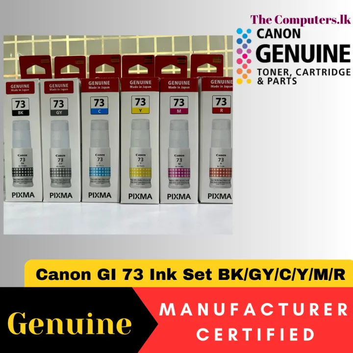 Canon GI 73 Ink Bottle Full Set | Daraz.lk