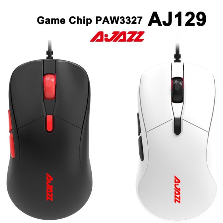 AJ129 Wired Mouse Buttons USB Lightweight Mice RGB 10000 Programmable ...