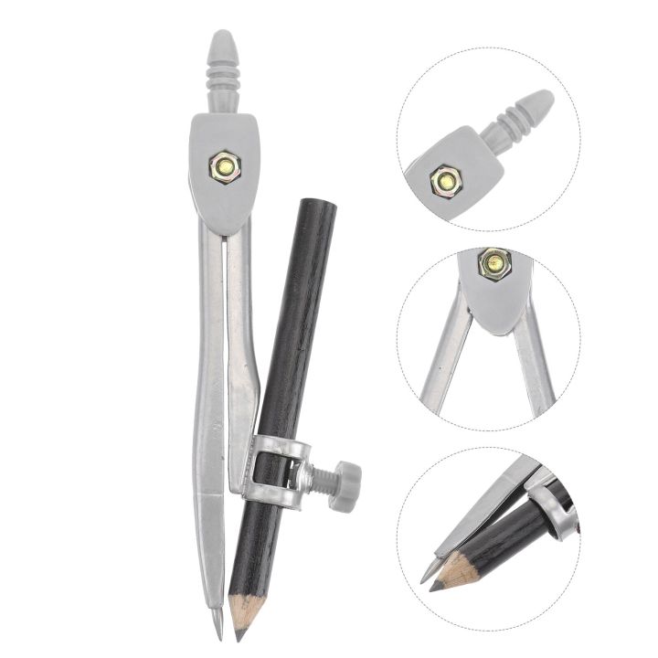 Compass Geometry Drawing Protractortool Draftingtools Metal Set Divider ...