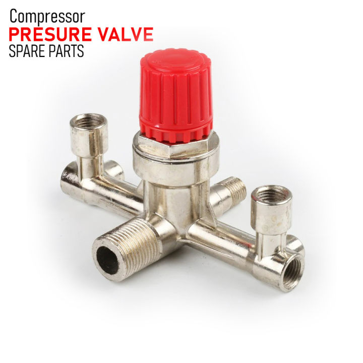 Air compressor Regulator valve double outlet tube switch pressure ...