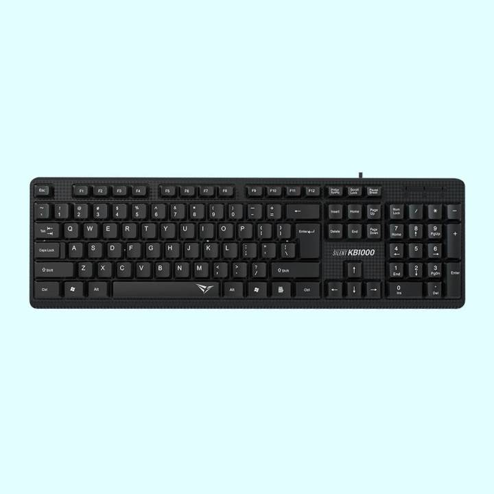 ALCATROZ KB1000 SILENT MULTIMEDIA USB WIRED KEYBOARD | Daraz.lk