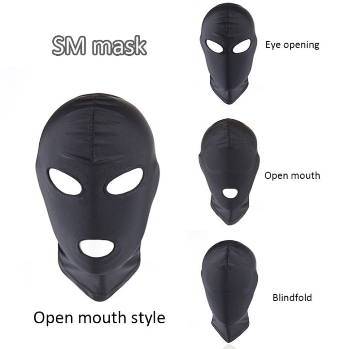 1/2/3 Hole Men Women Adult Spandex Balaclava Open Mouth Hood Face Eye ...