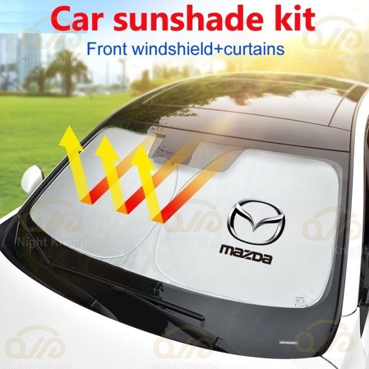 Car Window Sun Shade Windshield Visor Car Accessories For Mazda CX-30 CX-8 Mazda3 CX-3 CX-9 ...
