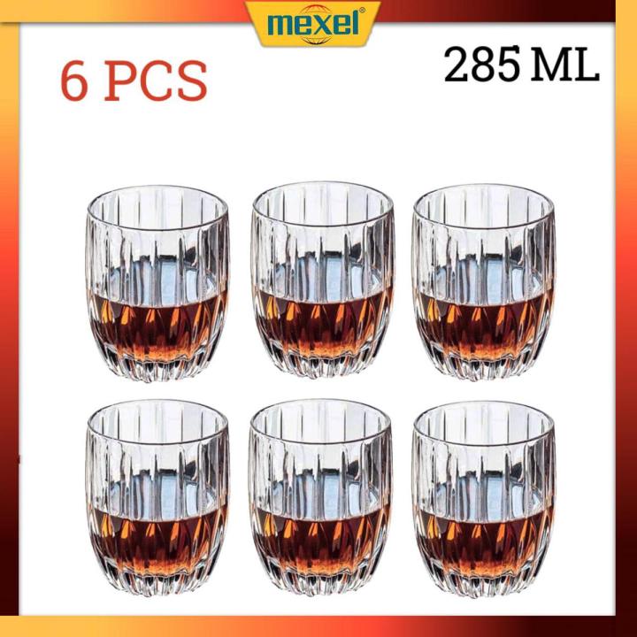 6pcs Whisky Glass HONGLI High Quality Glassware 285ml - 6 | Daraz.lk
