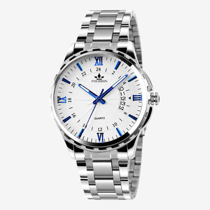 Fourron men's fashion business Watch calendar dial luminous waterproof ...