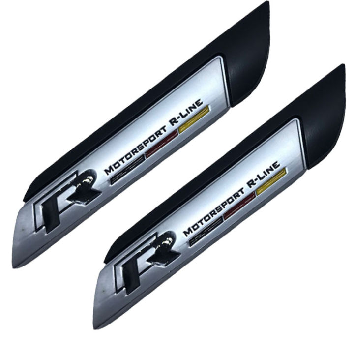 1 pcs 3D Metal Car Sticker Body Side Logo Emblem for RR Motor Sport R ...