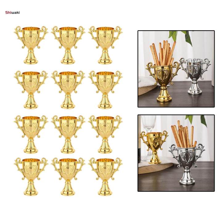 12x Mini Award Trophies Decor for Photo Props Themed Tournament | Daraz.lk