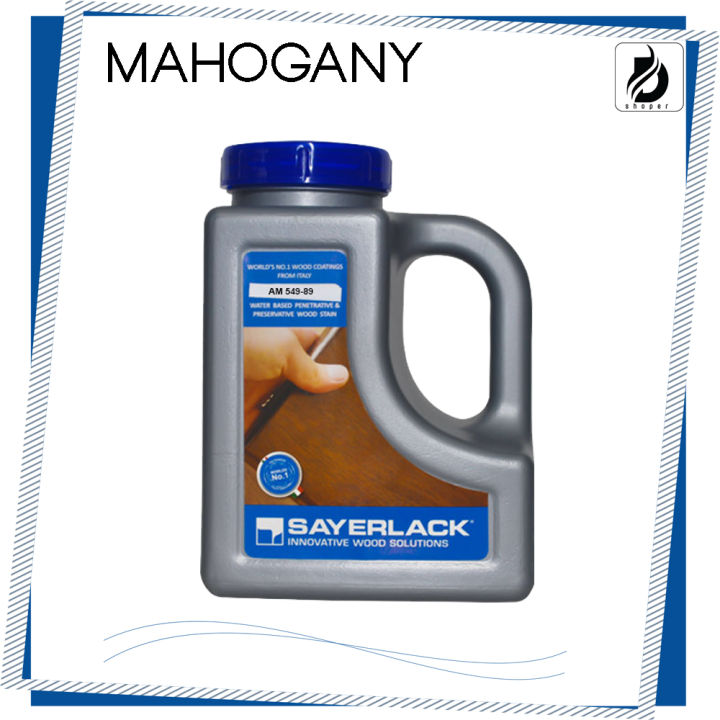 Sayerlack Water Based Stain Mahogany 1Ltr | Daraz.lk