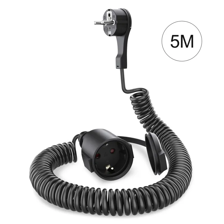 2/5/8m extension cable European 2-pin Type C plug male to female power ...