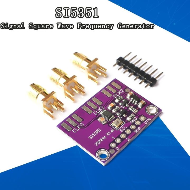 DC 3V 5V SI5351 SI5351A I2C Clock Signal Generator Module High ...