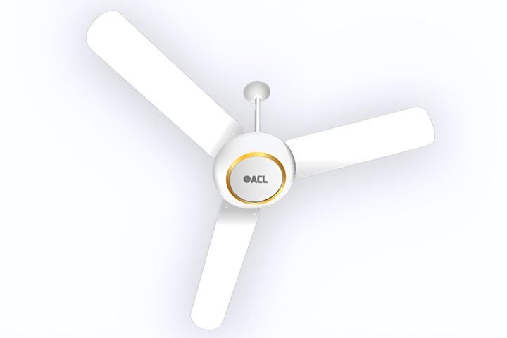 ACL Ceiling Fan 56″ Aluminium Blades – White Double Ball Bearing | Daraz.lk