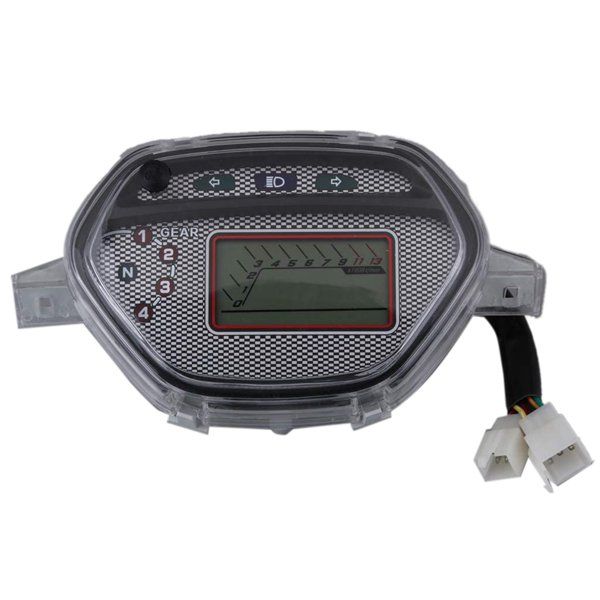 7 Colors Backlight LCD Speedometer Pnp DIGITAL METER Alpha for Wave 100 ...