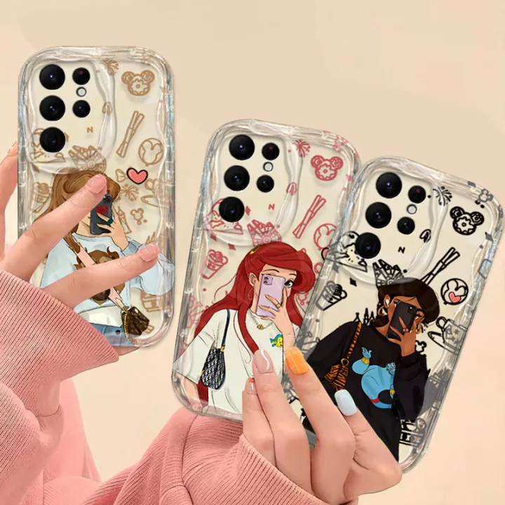 Disney Princess Clear Case For Samsung Galaxy S24 Ultra S23 S22 Plus ...
