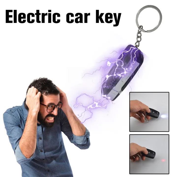 Practical Joke Electric Shock Gag Car Key Funny Trick Prank Toys ...