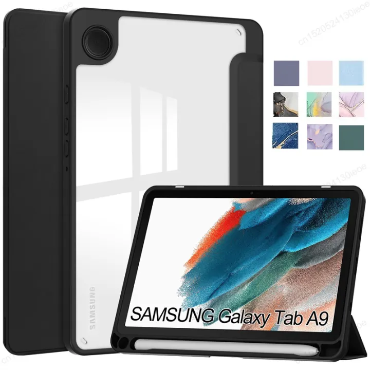 Acylic Transparent Back Tablet Cover For Samsung Galaxy Tab A9 8.7 inch ...