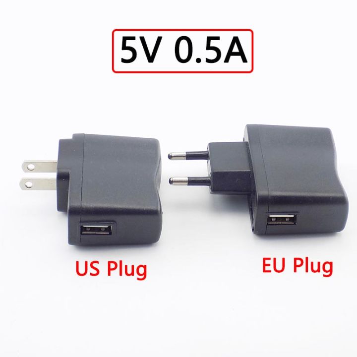 Micro USB Port Power Adapter 5V 0.5A Supply For Strip LED Lamp Light ...