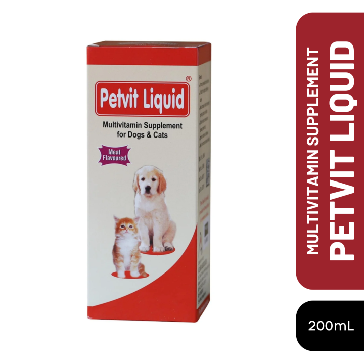 PetVit Multivitamin Liquid For Cats & Dogs 200ml | Daraz.lk