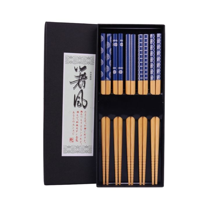 Elegant Premium Chopsticks Set - 5 Pairs | Daraz.lk
