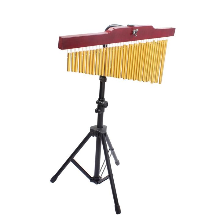 36-Bar Golden Large Chimes Percussion Music Instruments with Mounting ...