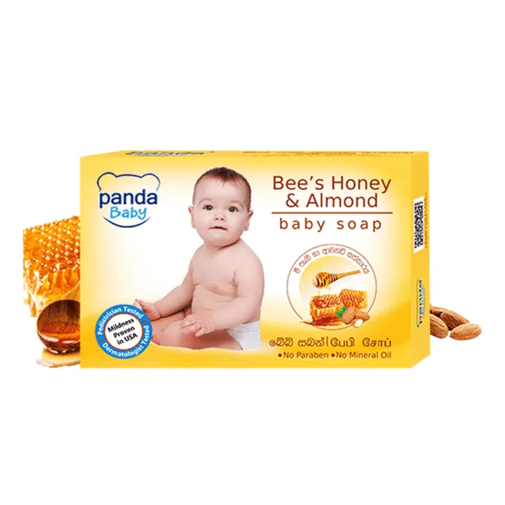 Panda Baby Soap - Bee's Honey & Almond | Daraz.lk