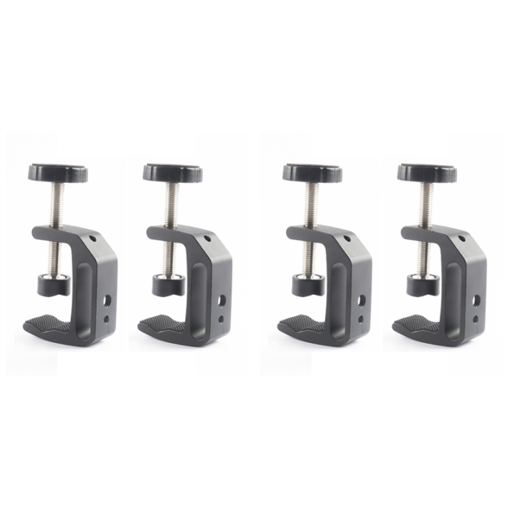 (GGBR) Universal C-Clamp for Desktop Mount Tables Desk Clamps Aluminum ...