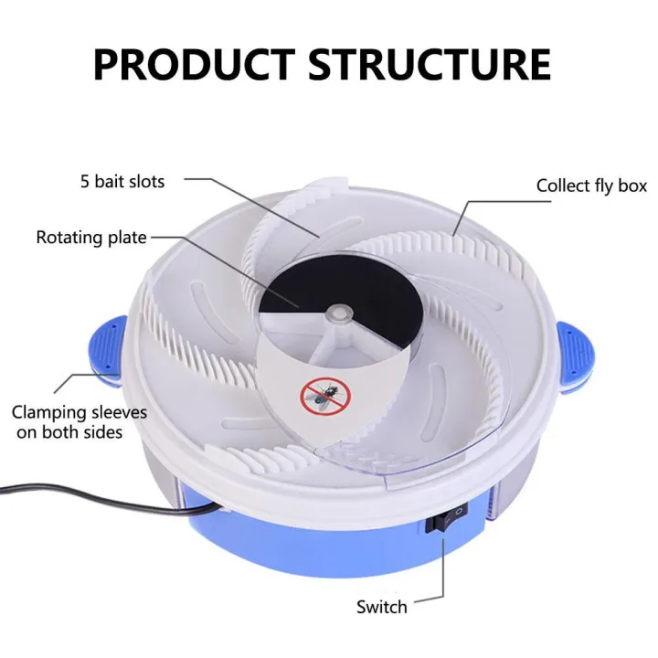 Upgraded Version USB Fly trap Automatic Pests Catcher Fly Killer ...