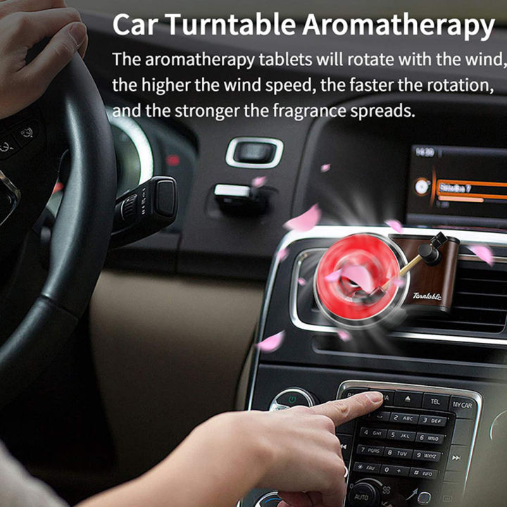 Car Air Freshener Record Player Fragrance Phonograph Turntable Record ...