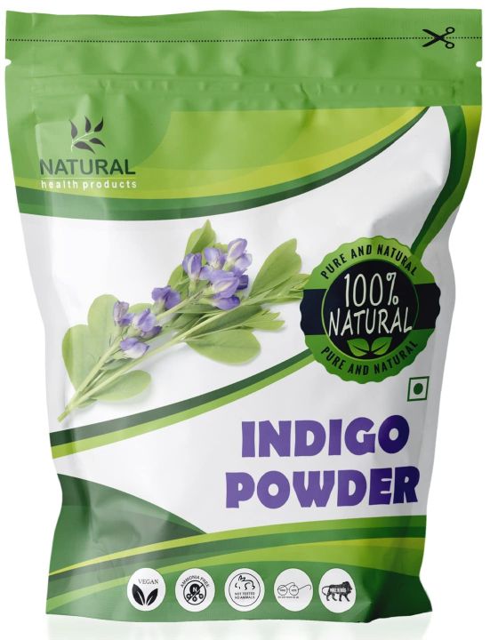 Indigo Powder (Indigofera Tinctoria) Organic For Hair Pure Neel Powder ...