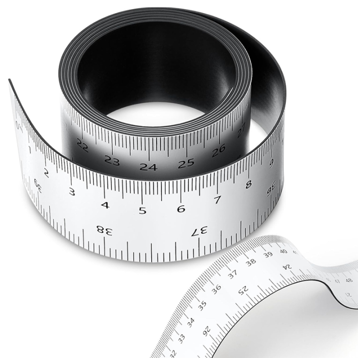 FORIDE 39.37 Inch Magnetic Ruler Flexible Magnetic Ruler with Both ...