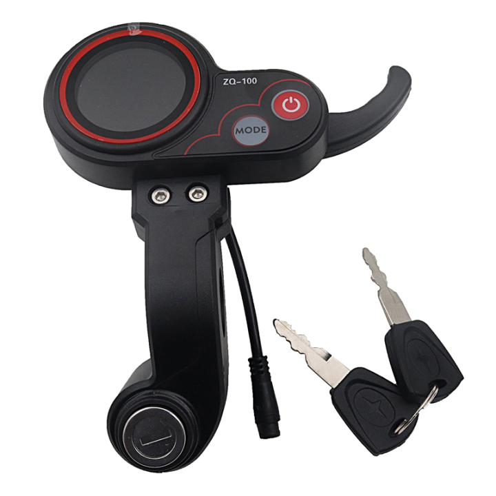 LCD Display ZQ-100 Electric Scooter Display with Locking Instrument ...